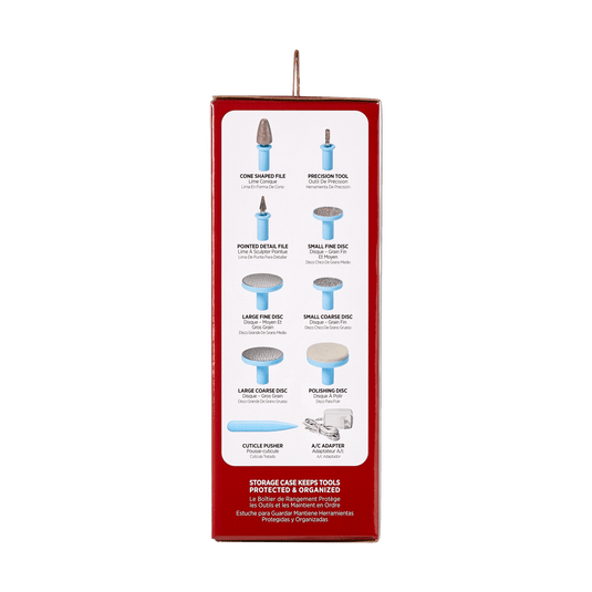 KISS Power File Rechargeable Nail Care Kit – 11 pcs. – KISS USA