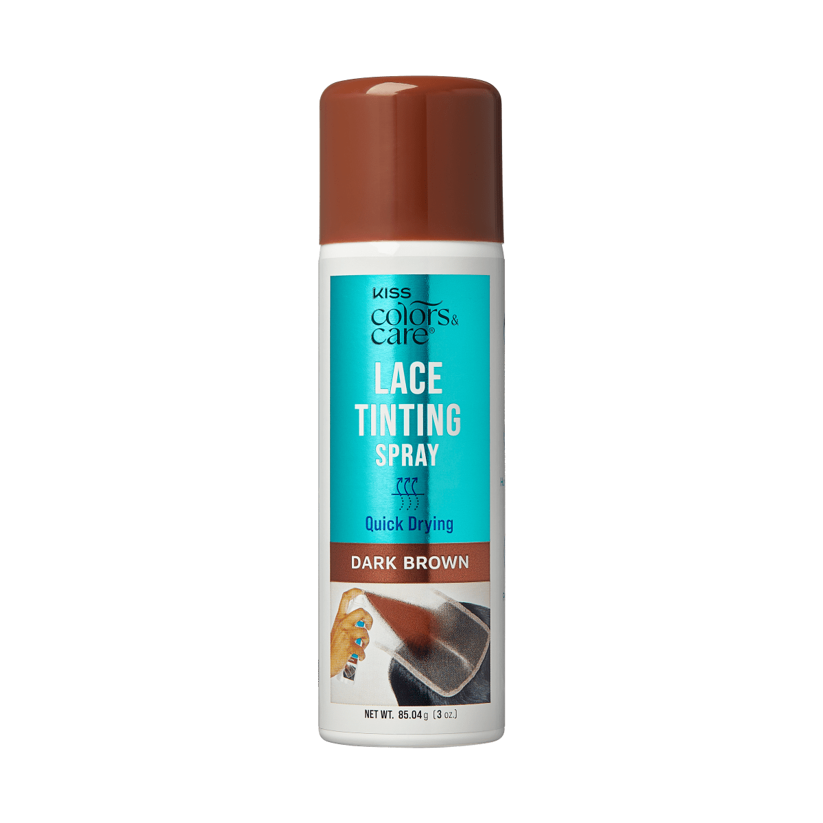 Kiss Colors & Care Lace Tinting Spray - Dark Brown – KISS USA