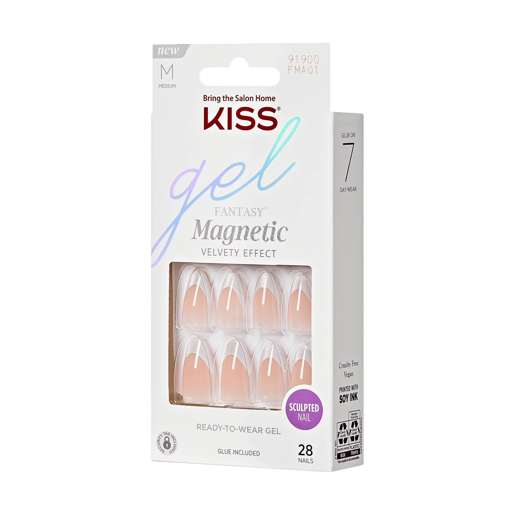 KISS Gel Fantasy Magnetic Press On Glue Nails - North Coast – KISS USA