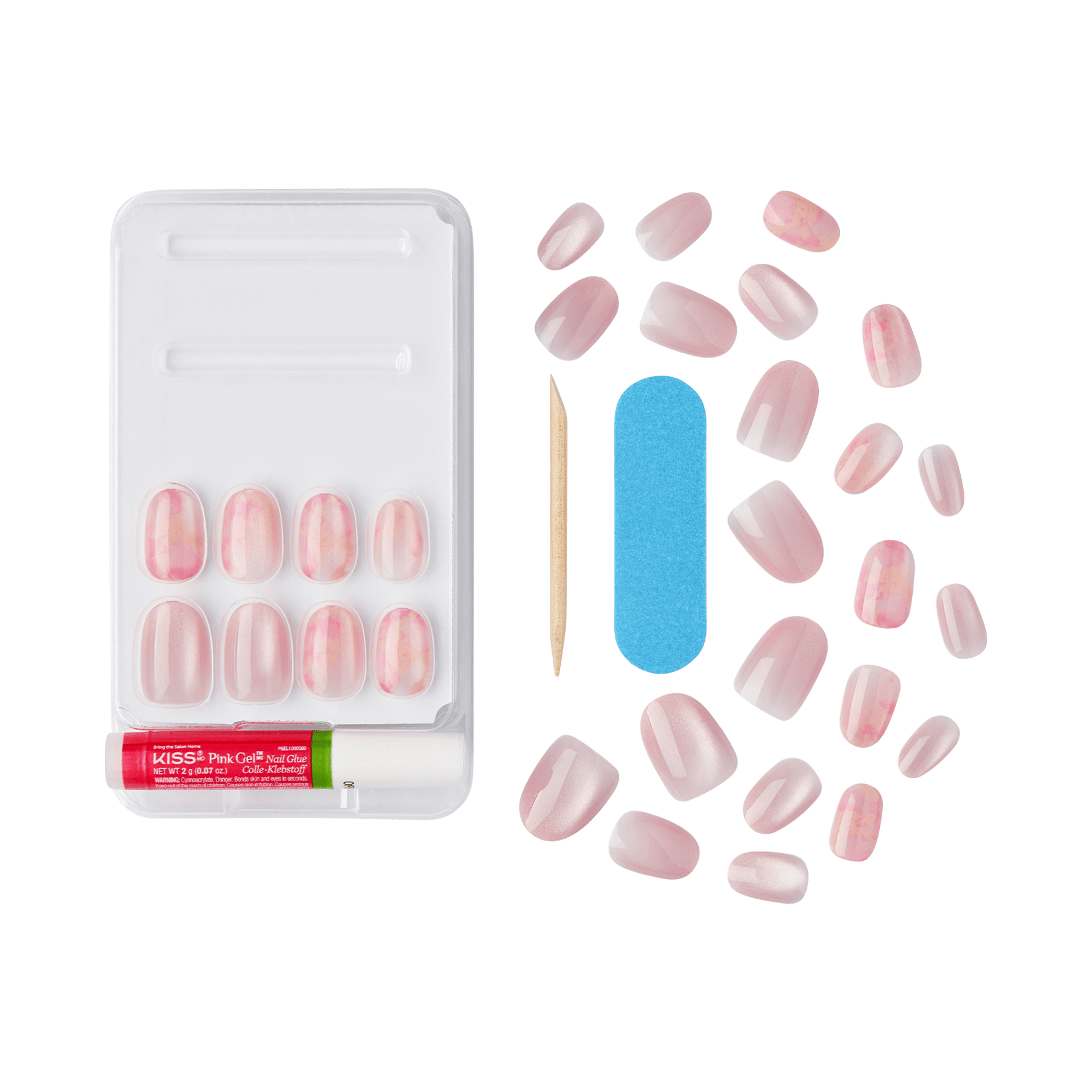 KISS Nail Drip Press On Glue Nails - Americano Drip – KISS USA