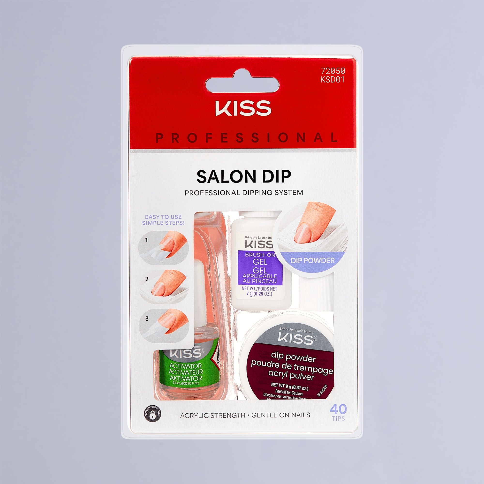 KISS Salon Dip Powder Nail Kit All-in-One Professional Dipping System ...