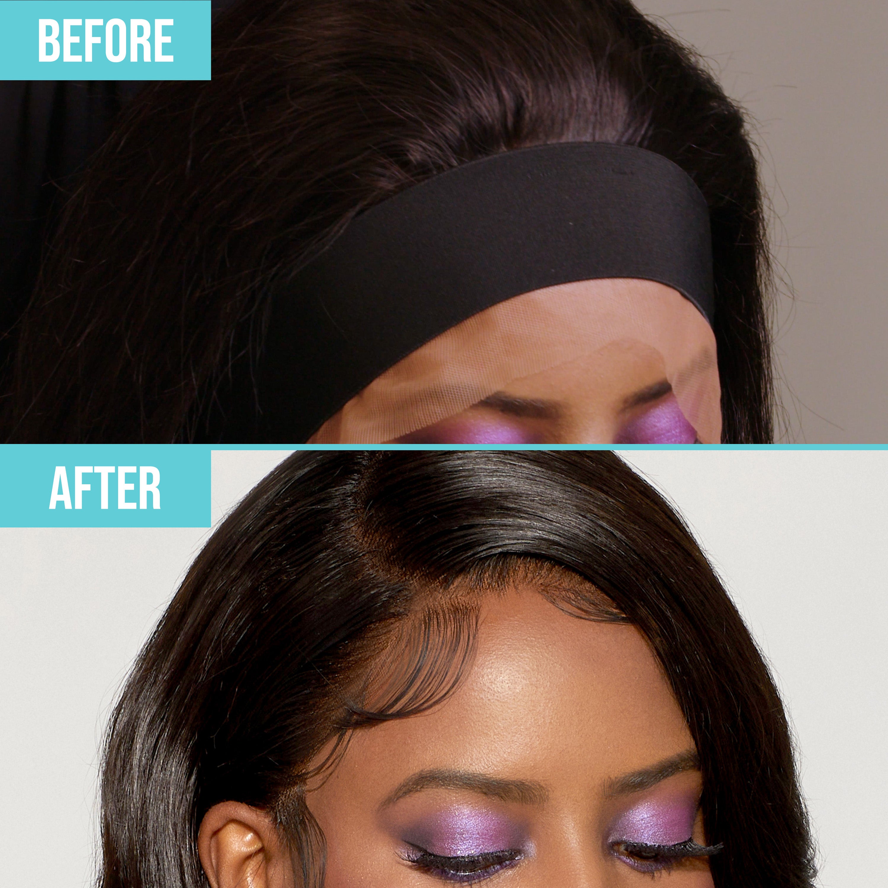 KISS Colors & Care Premium Perfect Melt Velcro Elastic Edge Wig Band, 1 ...