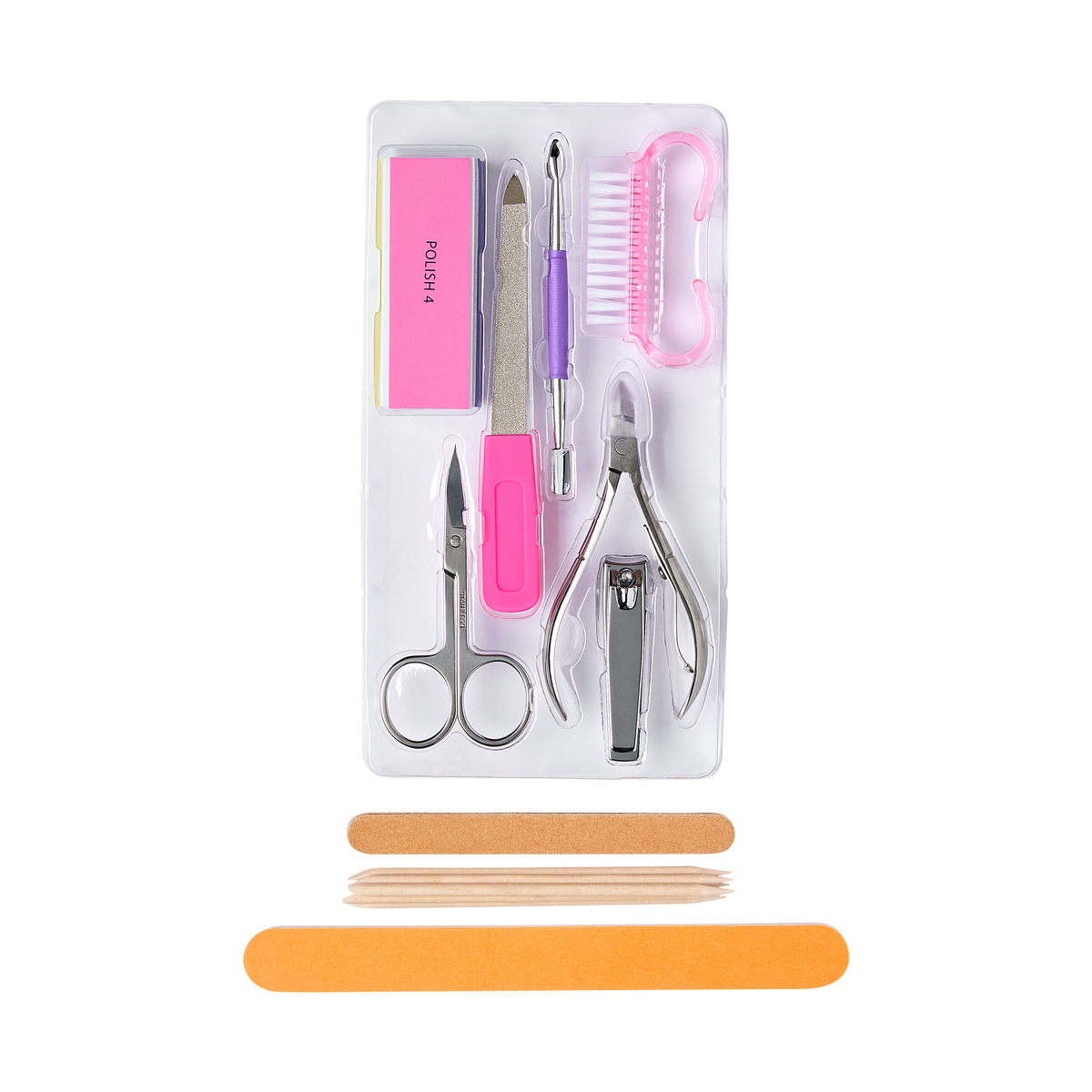 KISS All-in-One Professional Nail Salon DIY Travel Manicure Kit with ...