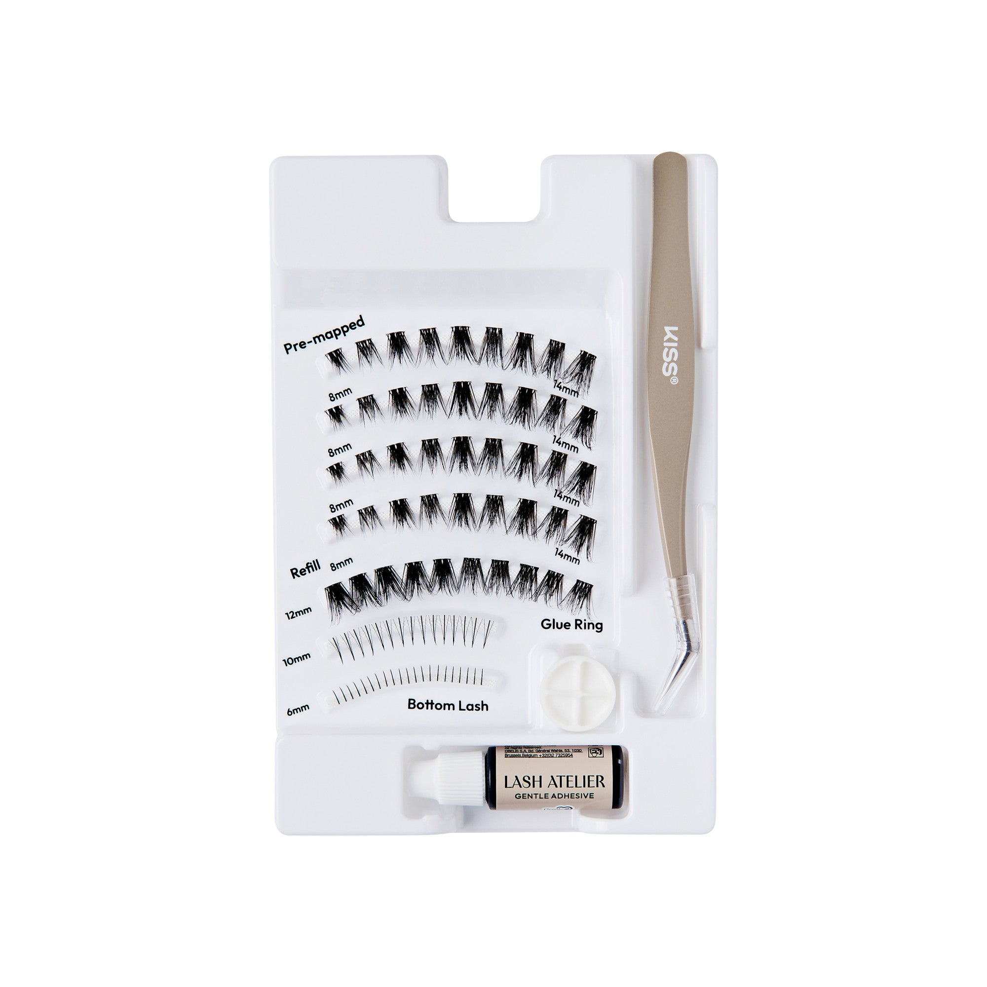 KISS Lash Atelier Individual Lash Extensions Design Kit – Wet Lash ...