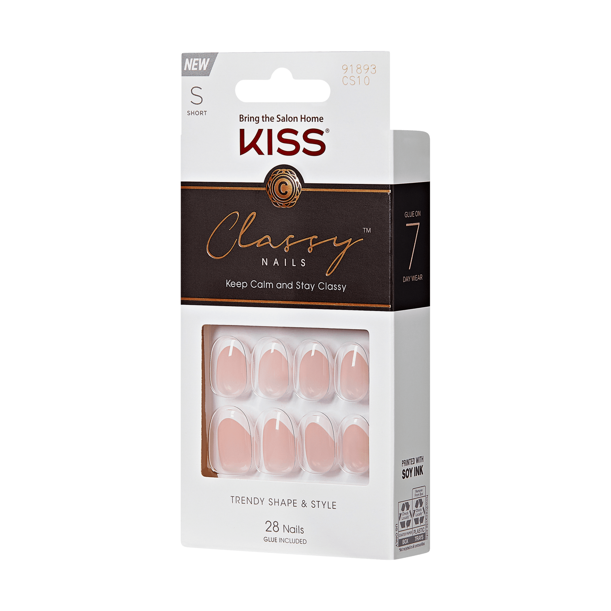 KISS Classy Press On Glue Nails - Exclusive Only – KISS USA