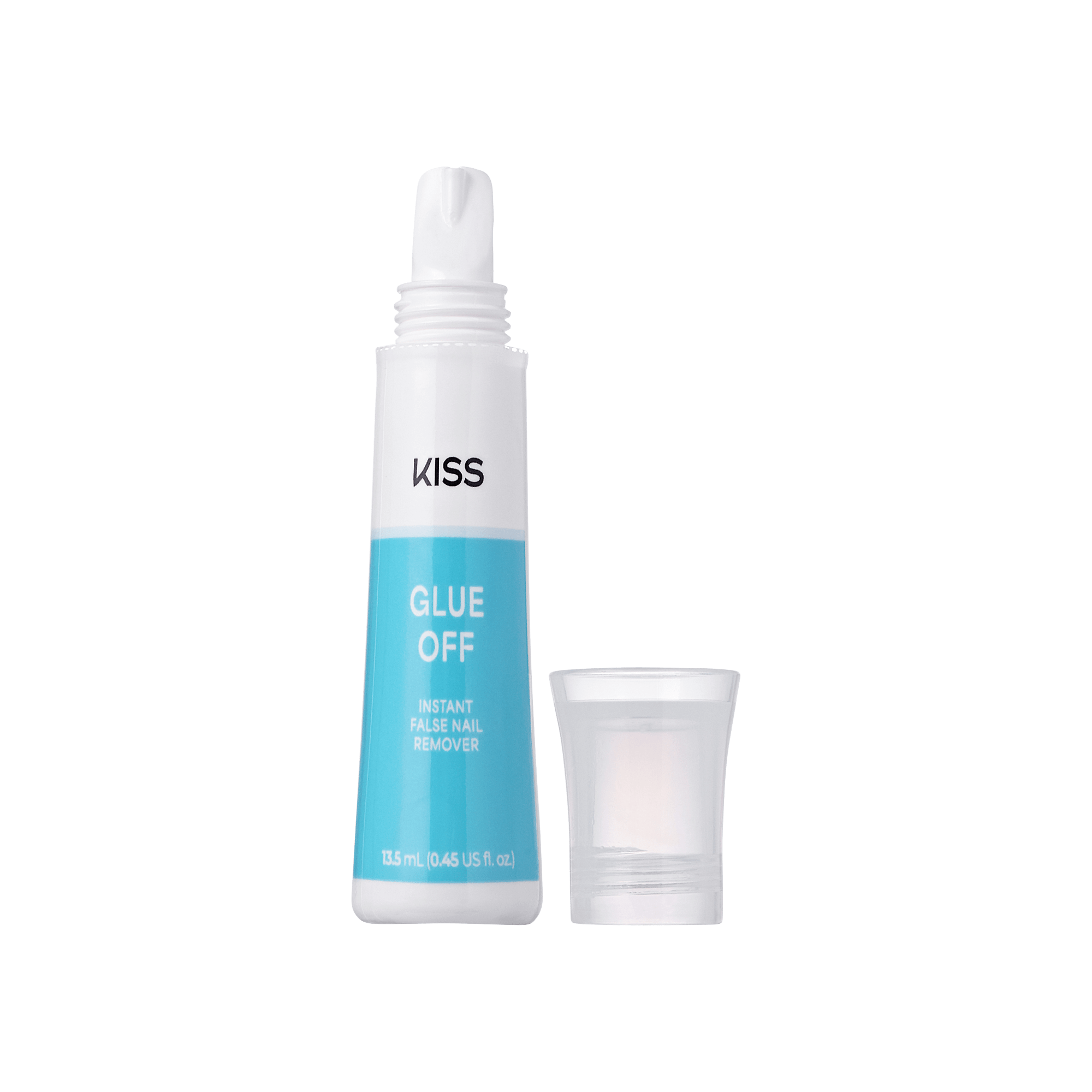 KISS Glue OFF Instant False Nail Remover w. Chisel Tip, 13.5 ml (0.45 ...
