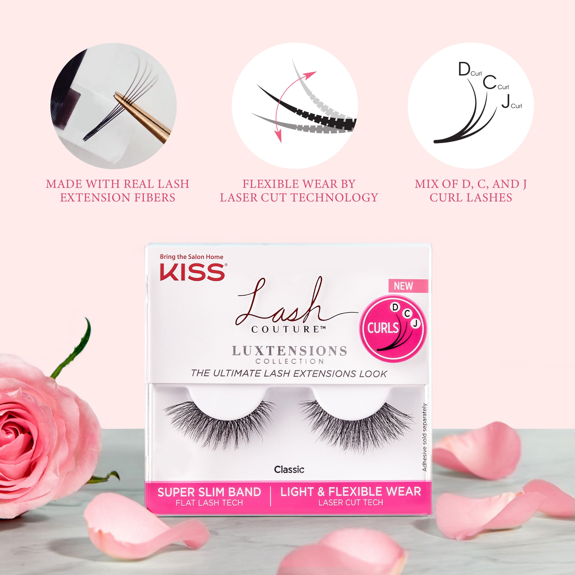 KISS Lash Couture Luxtensions Kit – Natural Volume – KISS USA